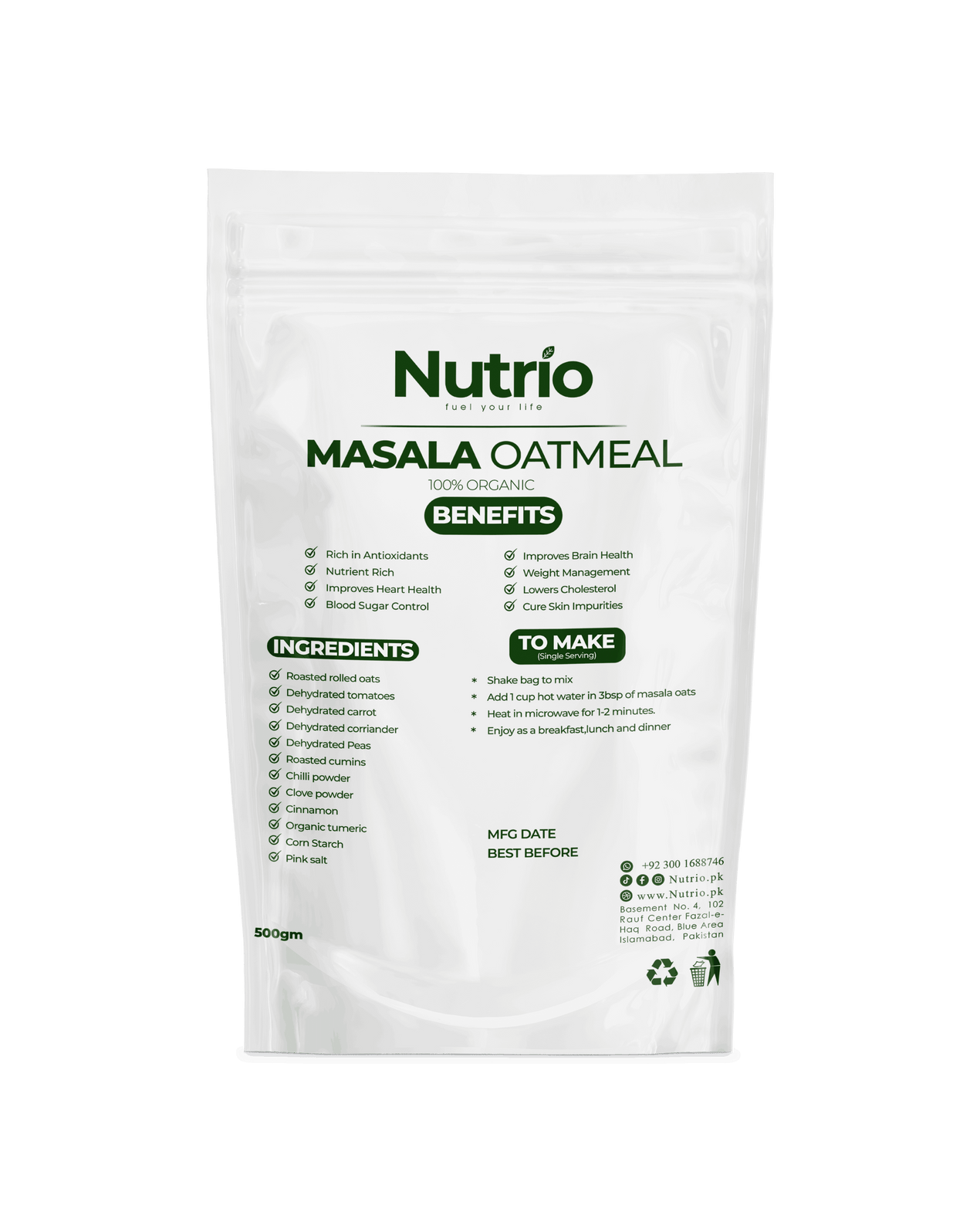 Oatmeal – Nutrio